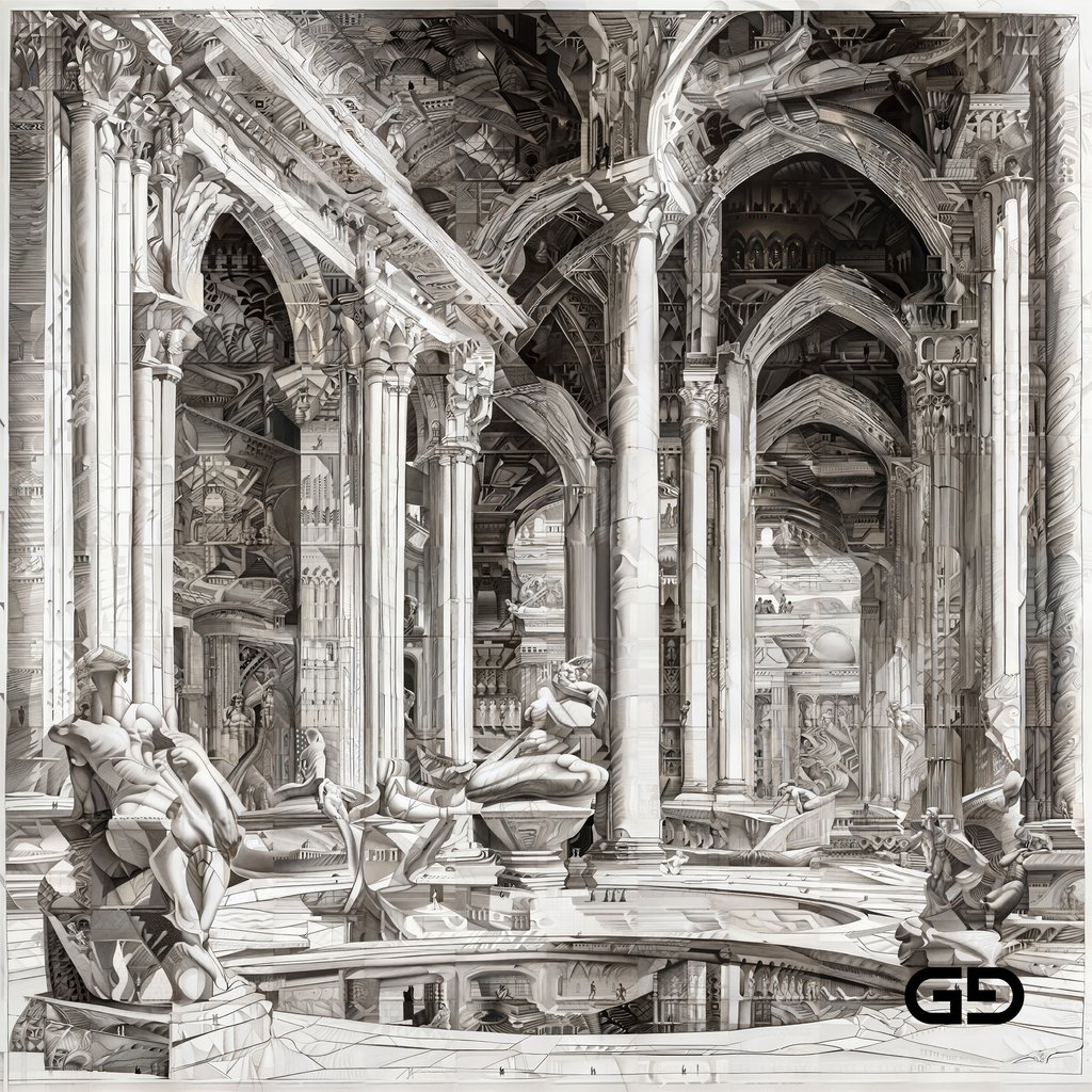 Architecture and Male Figures